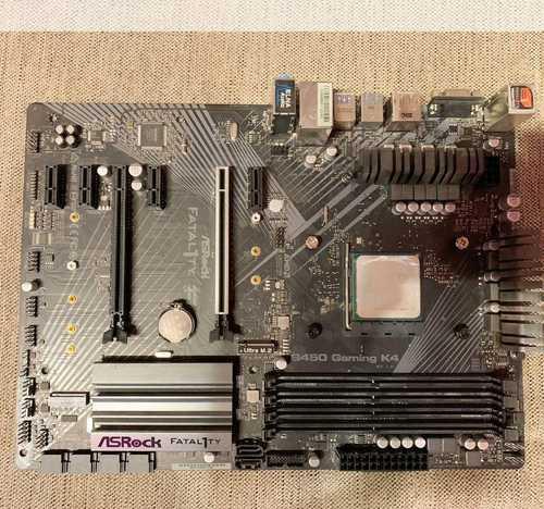 Материнская плата Asrock b450 gaming k4