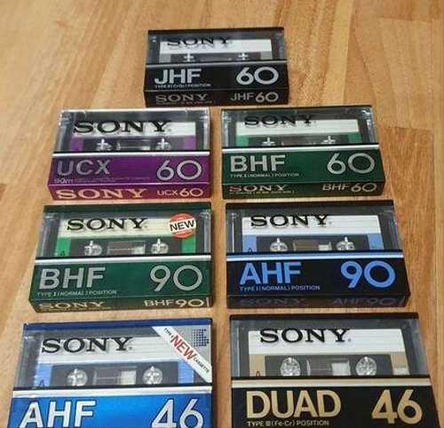 Sony (Japan) комплект аудиокассет начало 80-х