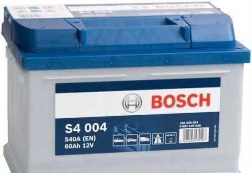 Аккумулятор bosch S4 004 540А 60Ah 12v