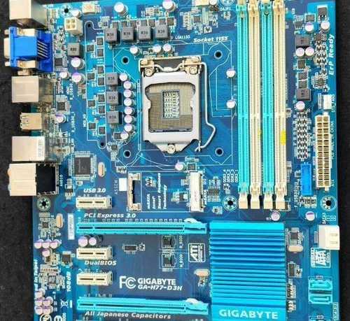 Материнская плата gigabyte GA-H77-D3H