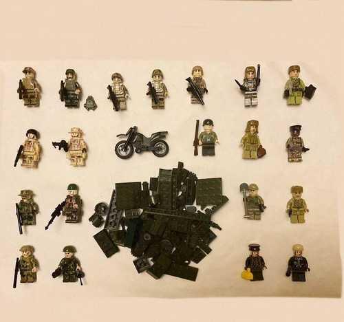 Lego военные человечки