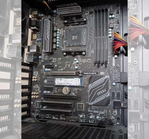 MSI B350 PC Mate сокет AM4