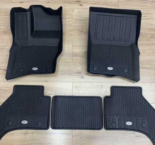 Ковры резиновые Land Rover Defender 110 L663