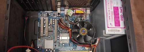 4core1600-glan/m + Core 2 Duo E8400 + 2GB