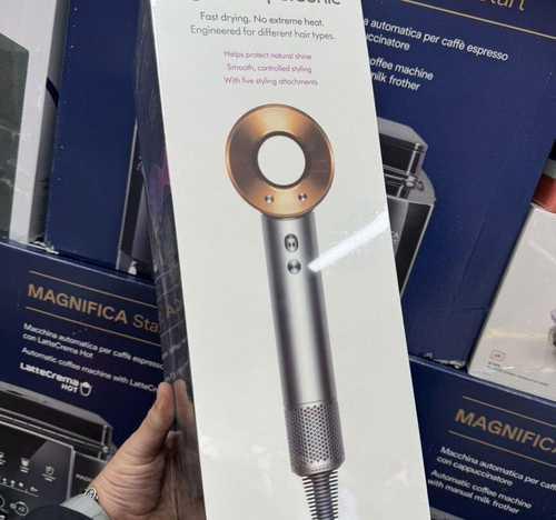 Фен Dyson supersonic hd07 Nikel/Copper