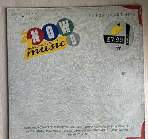 NOW-9-30 TOP chart hits-2LP-1987-vg-ex/обложка-ex