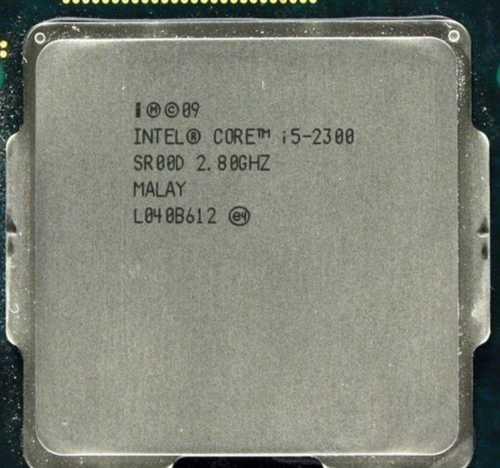 Процессор CPU Intel Core i5-2300 2.8 GHz/4core/svga HD Graphics 2000/1 6Mb/95W/5 GT/s LGA 1155