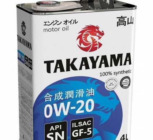 Масло моторное Takayama 0W-20 4л