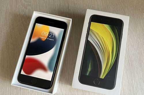 iPhone SE 2020 64 GB Black Ростест на гарантии