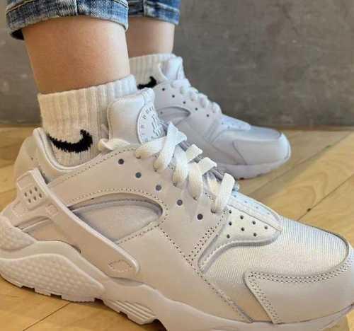 Кроссовки Nike Air Huarache "triple white"