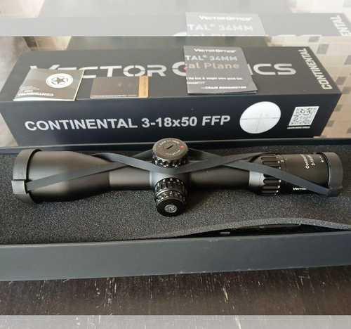 Прицел Vector Optics Continental 34mm 3-18x50 FFP