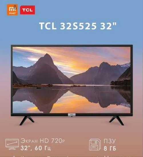 Телевизор LED TCL 32S525 32" (80 см) черный