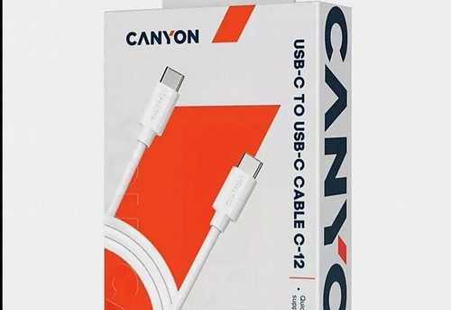 Кабель Canyon USB-C TO USB-C Cable C-12