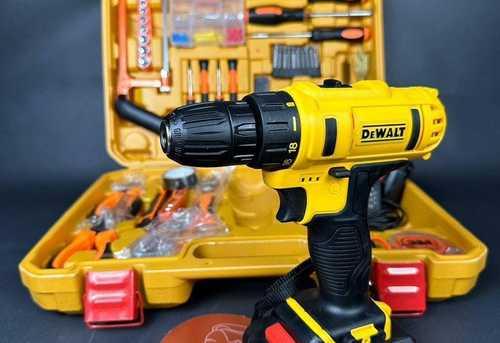 Шуруповерт dewalt с набором инструментов