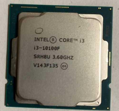 Процессор intel core i3 10100f