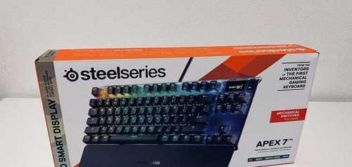 Игровая клавиатура SteelSeries apex 7 TKL Red