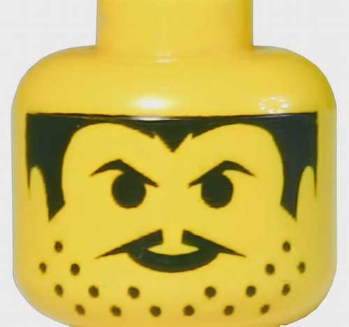 Деталь Lego 3626pb0012 Yellow U