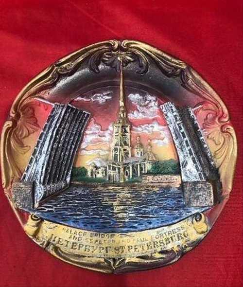 Сувенирная тарелка Санкт-петербург
