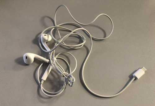 Наушники apple earpods lightning (на запчасти)