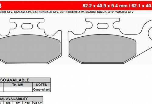 FDB2148EF Тормозные колодки дисковые moto, блистер