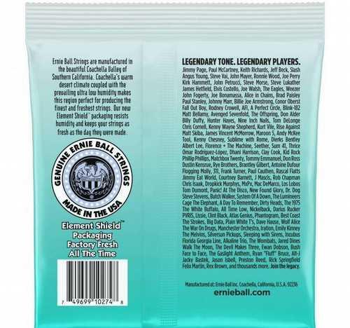 Струны для укулеле ernie ball 2326