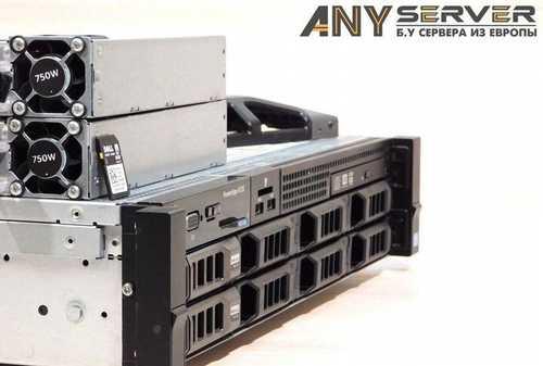 Сервер dell R720 2x E5-2690v2 64Gb H710 8LFF