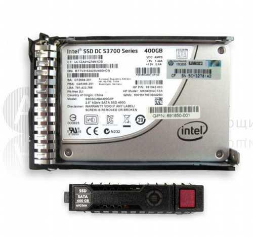 HP 400GB 6G SATA SSD 2.5" / 804665-B21, 805387-001