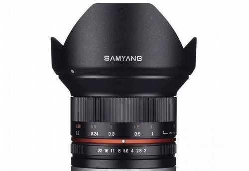 Samyang 12mm F2.0 ED AS NCS CS Sony-E Black