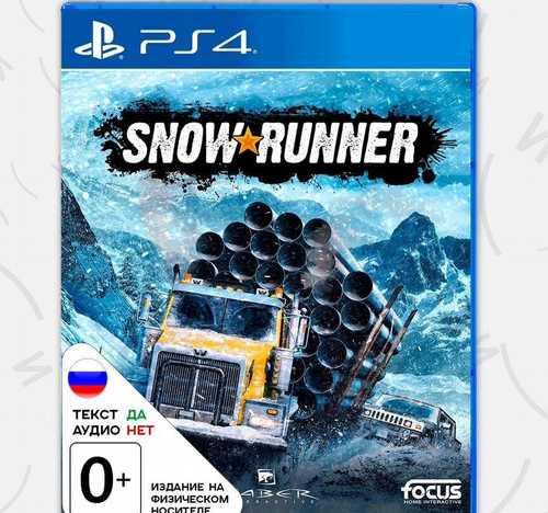 Игра SnowRunner PS4, русские субтитры