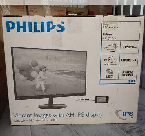 27" Монитор philips 274E5qhab