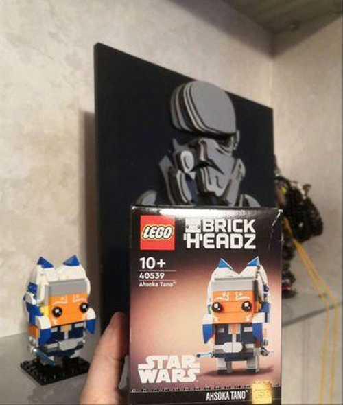 Lego brick headz star wars Ashoka Tano Асока Тано