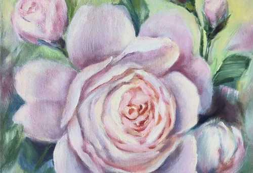 Картина маслом Остинка розы