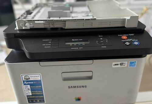Принтер лазерный мфу samsung C460W