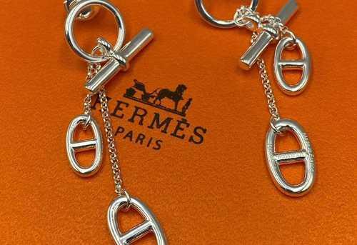 Hermes Серьги Серебро