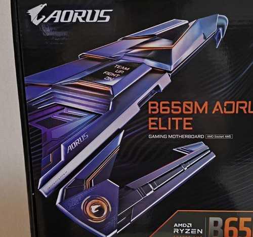 Материнская плата b650M aorus elite/Новая