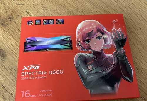 32Gb DDR4 adata XPG Spectrix D60G RGB, как новая