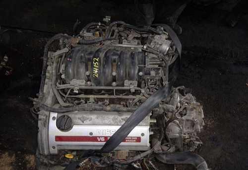 Двигатель в сборе с кпп nissan VQ30DE
