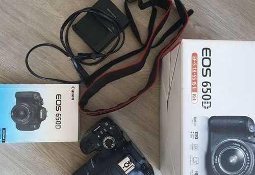 Canon 650d kit 18-55mm IS