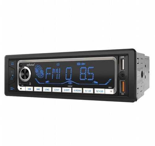 Автомагнитола 1 Din с Eplutus CA312 2xUSB, AUX, Bl