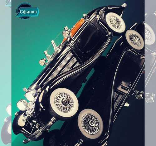 Mersedes-Benz 500K Чёрный призрак мерседес 1:24