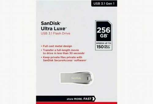 Флешка SanDisk USB3 Flash 256GB Ultra Luxe