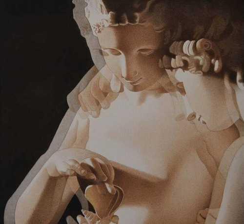 Итальянская картина Canova. Фактурная штукатурка н