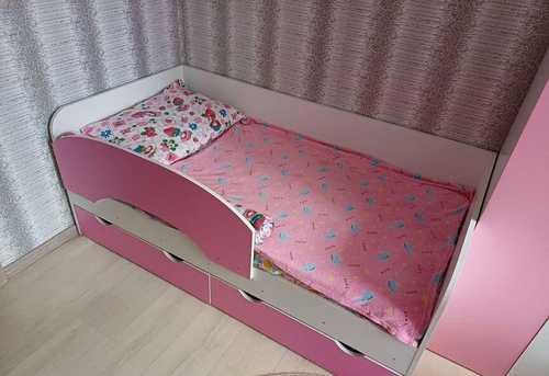 Детская кровать от 3 лет для девочки