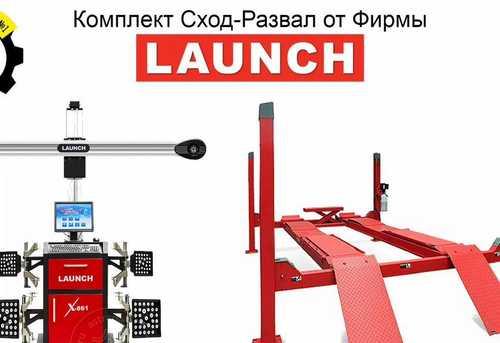 Пост сход-развал. Комплект сход-развал launch