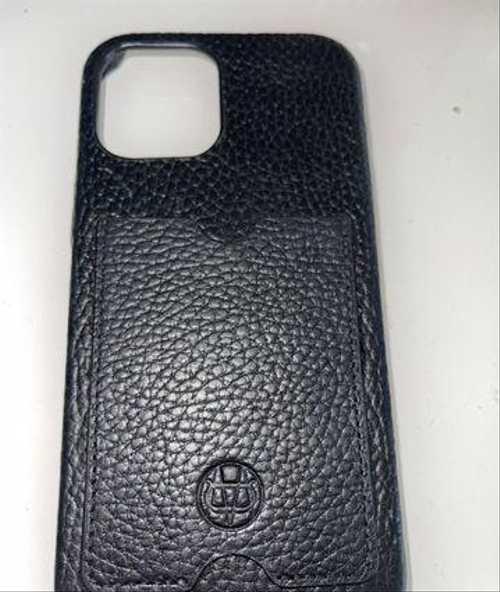 Чехол кожанный для iPhone 12 pro max Massimo dutti