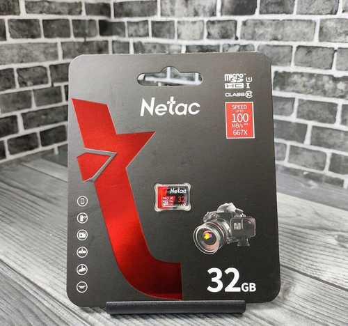 Карта памяти MicroSD 32Gb Netac Class 10