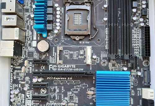 Материнская плата gigabyte ga-z77x-ud3h