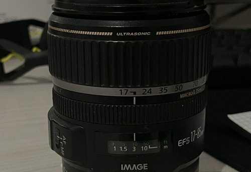 Объектив Canon ef 17-85 f 4-5,6 IS USM