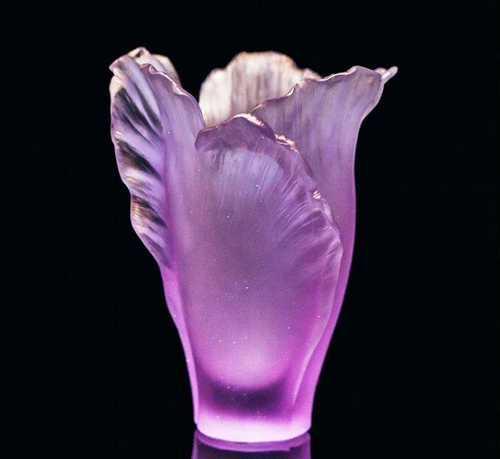 Ваза для цветов хрустальная Daum tulipe 18 см