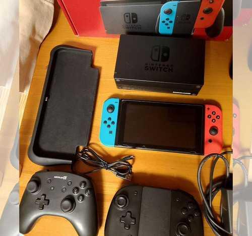 Nintendo Switch, 32 ГБ, Прошитая